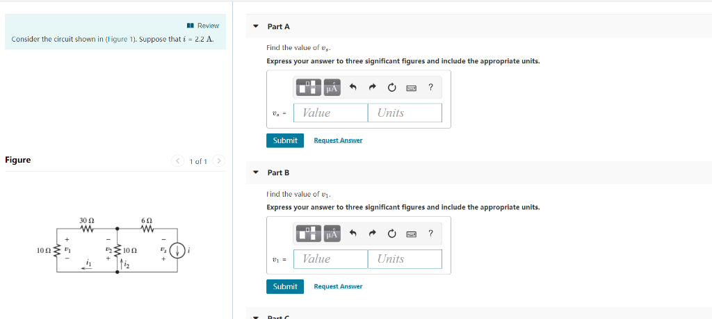 Solved l Review PartA Consider the circuit shown in (Figure | Chegg.com