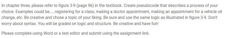 Solved In chapter three, please refer to figure 3−9 (page 96 | Chegg.com