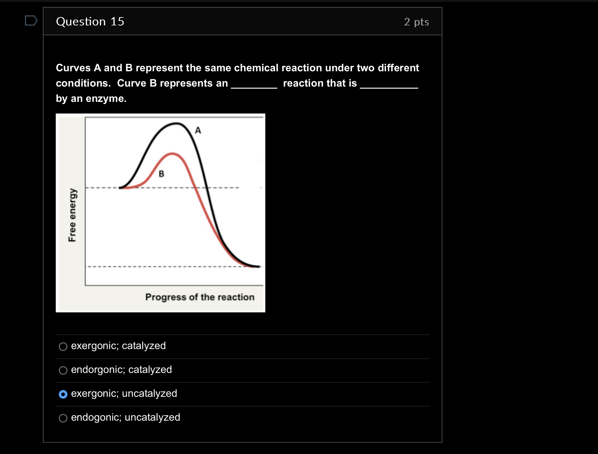Solved Curves A and B represent the same chemical reaction | Chegg.com