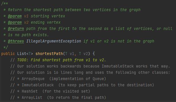 Solved The other part of the assignment is a class to find | Chegg.com