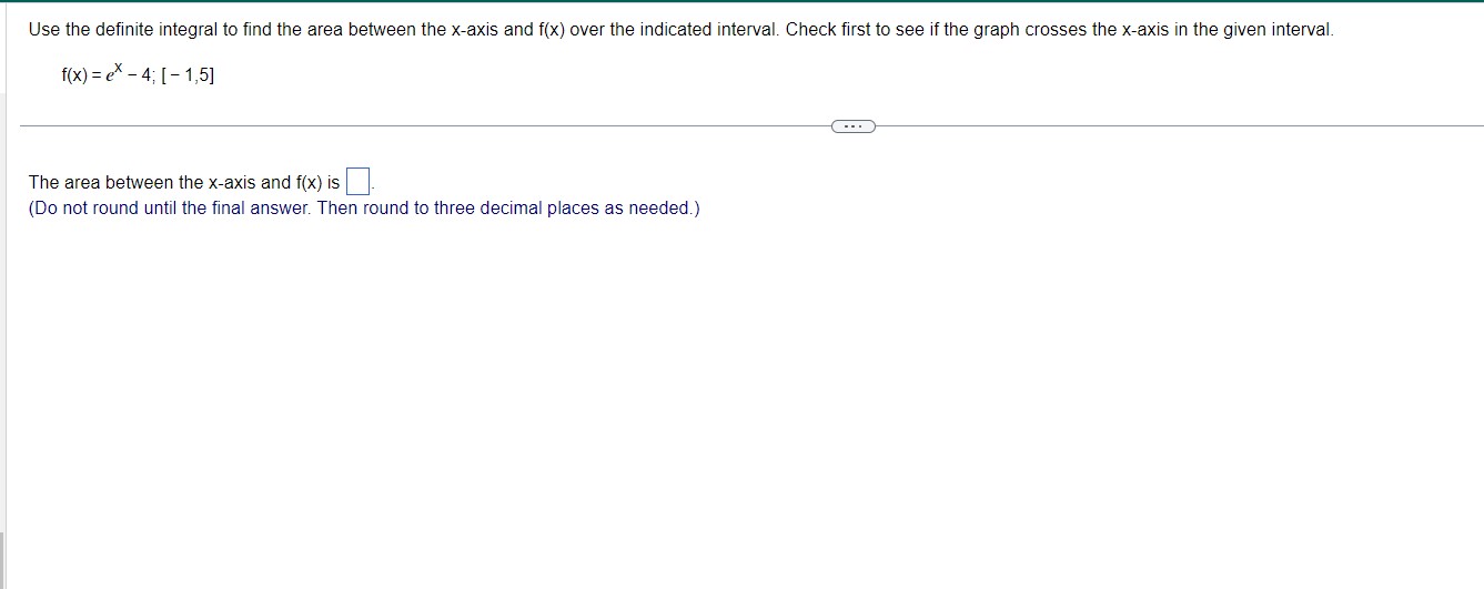 Solved Use the definite integral to find the area between | Chegg.com