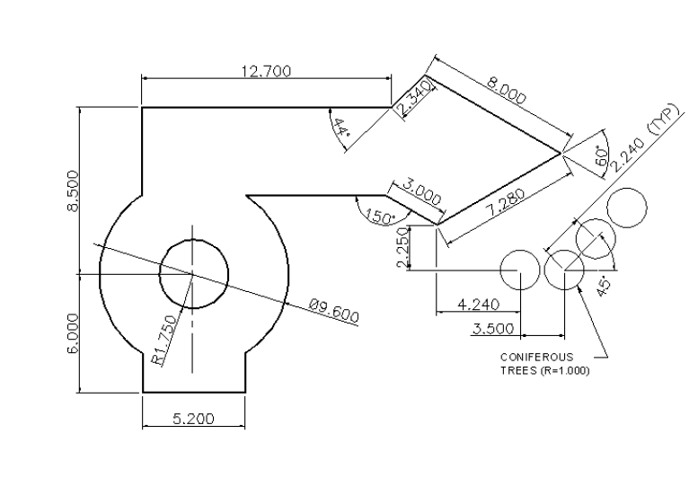 Solved b) Draw the given driveway detail using layers C-EOP | Chegg.com