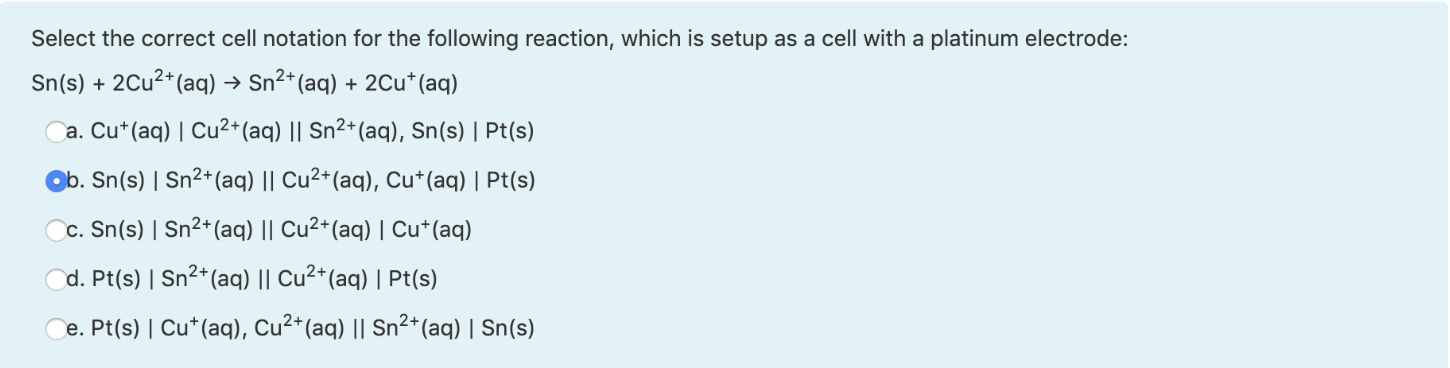 Solved Select the correct cell notation for the following | Chegg.com