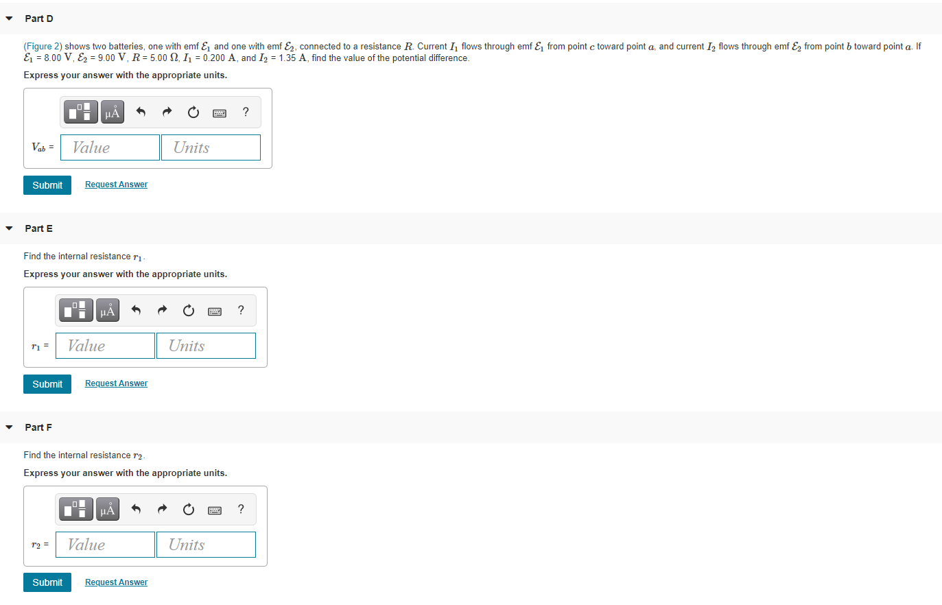 Solved (a) Junction Loop 1 olt 11 r2 Loop 2 Loop 3 R E1 E2 с | Chegg.com