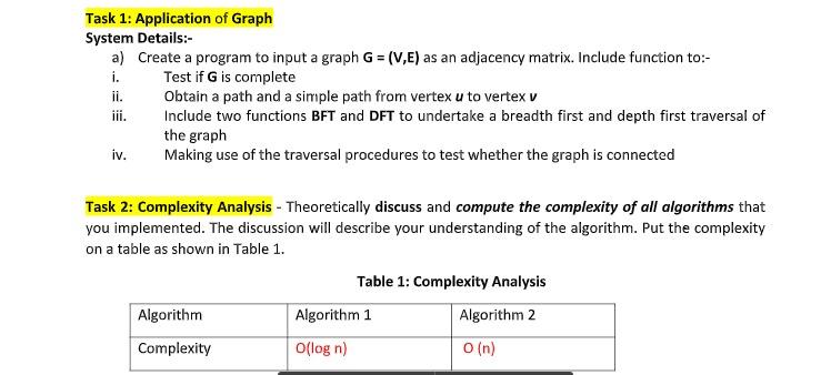 Solved please use python and also solve task 2 for the | Chegg.com