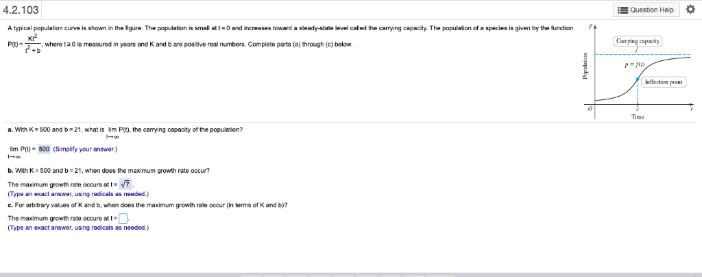 Solved 4.2.103 Question Help A typical population curve is | Chegg.com Solved 4.2.103 Question Help A typical population curve is | Chegg.com