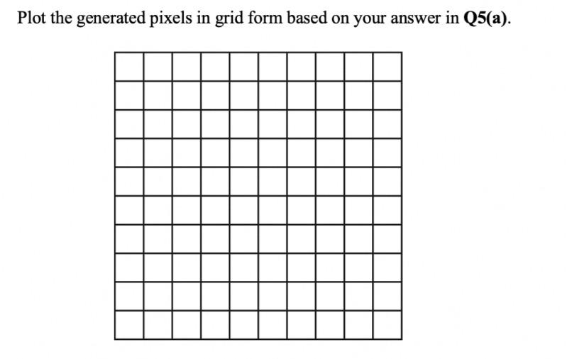 Solved Calculate pixel positions that made up the line | Chegg.com