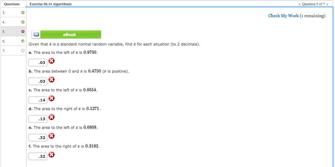 Solved Questions Exercise 06.14 Algorithmic