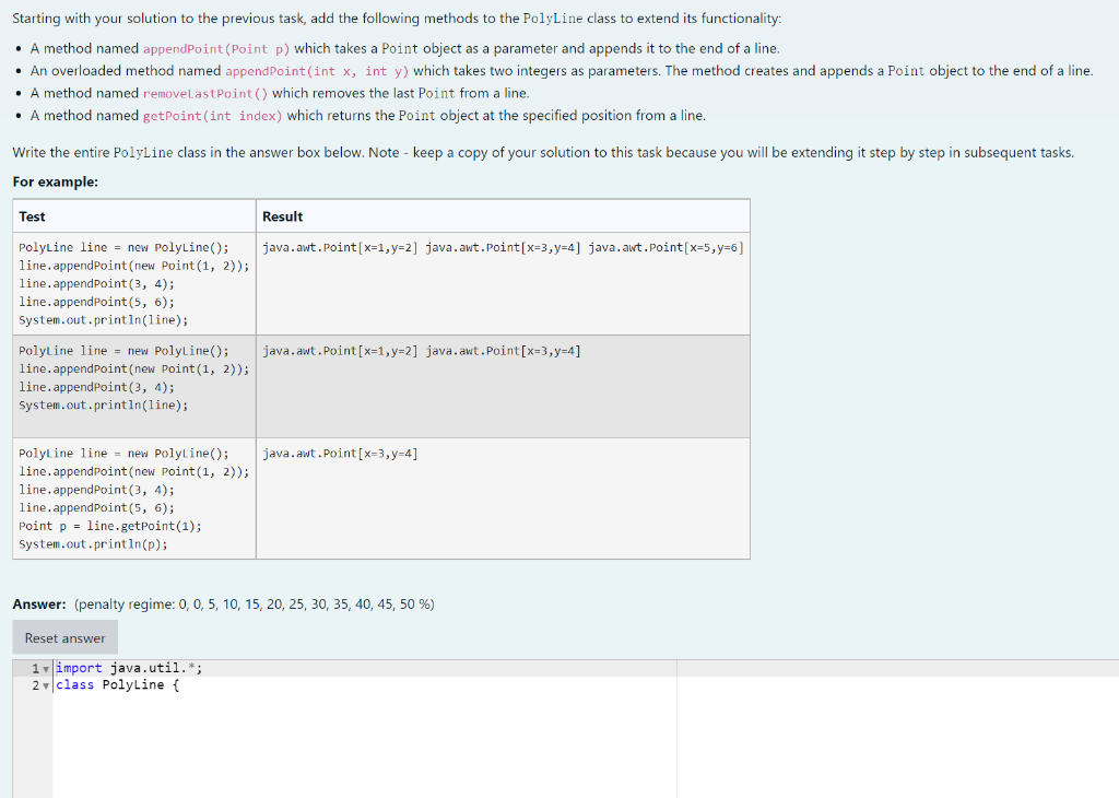 Solved Define a class named MyLine which represents lines. | Chegg.com