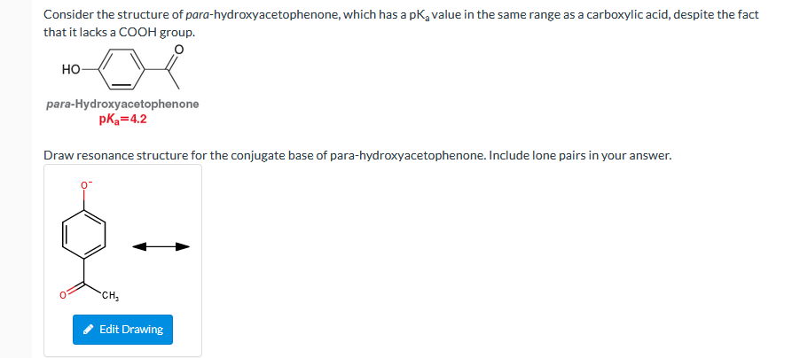 Solved Consider the structure of para-hydroxyacetophenone, | Chegg.com