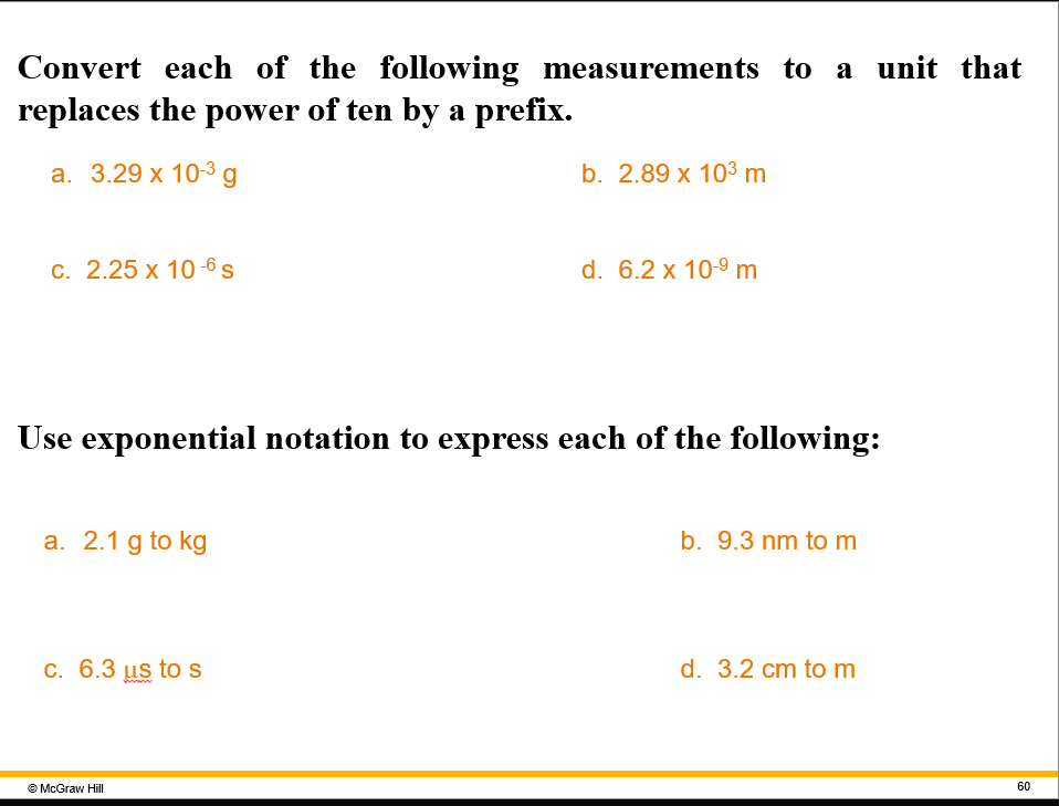 Solved Convert each of the following measurements to a unit | Chegg.com