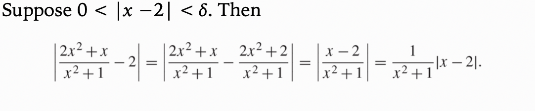Solved So I'm working through "Calculus: A Rigorous First | Chegg.com