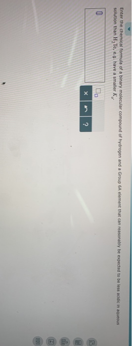 Solved Enter the chemical formula of a binary molecular | Chegg.com