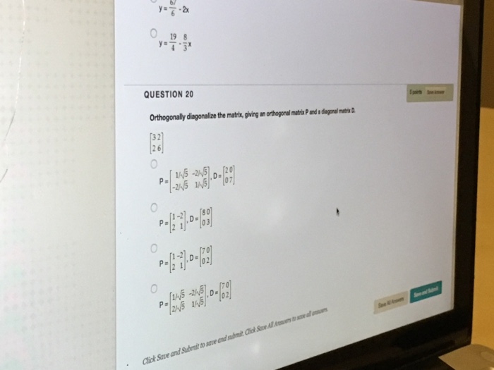 Solved Orthogonally diagonalize the matrix, giving an | Chegg.com