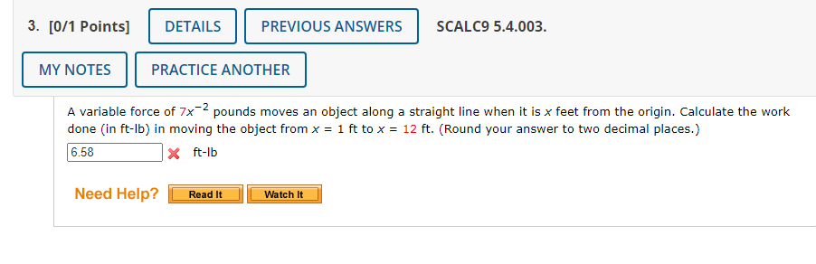 Solved 3. [0/1 Points] DETAILS PREVIOUS ANSWERS SCALC9 | Chegg.com