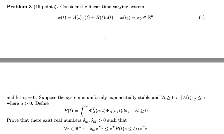 Problem 3 (15 points). Consider the linear time | Chegg.com