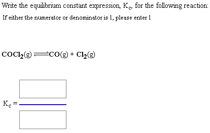 Solved Write the equilibrium constant expression, K., for | Chegg.com