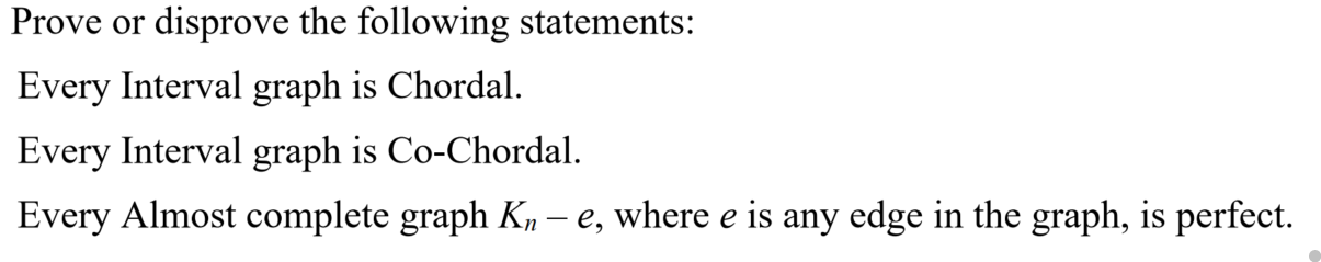Solved Prove or disprove with example and diagram. | Chegg.com