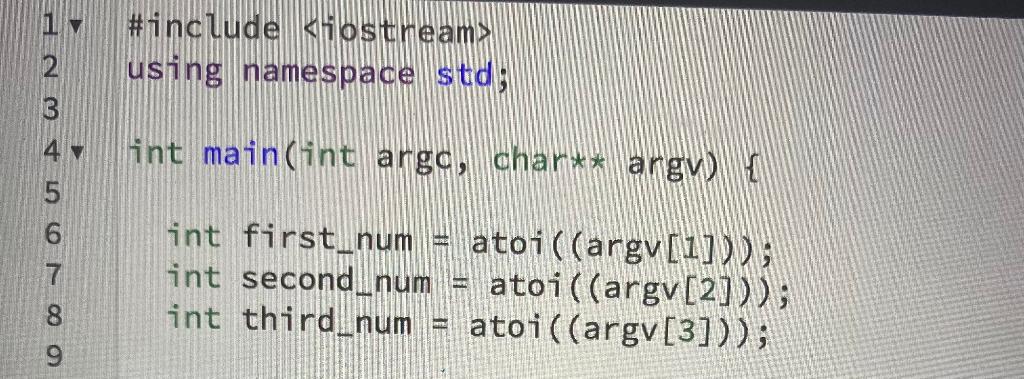 Solved #include iostream> using namespace std; 2 3 4 5 int | Chegg.com