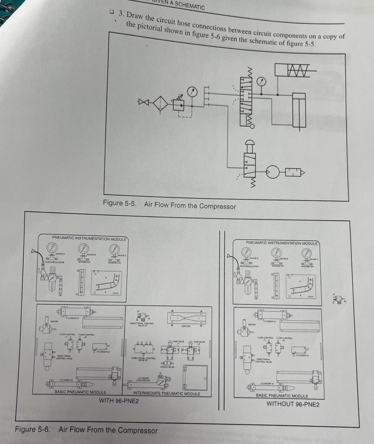 Solved Draw the circuit hose connections between circuit | Chegg.com