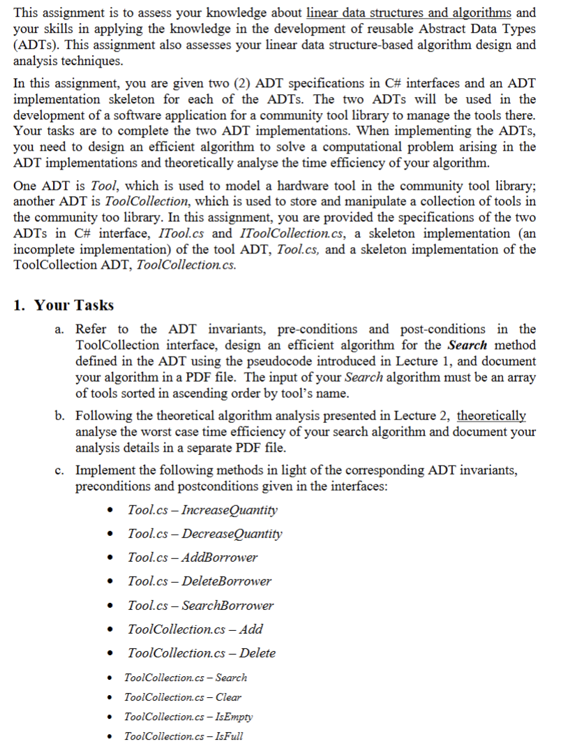 Solved This assignment is to assess your knowledge about | Chegg.com