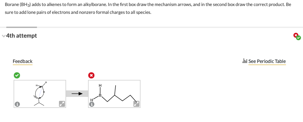 Solved Borane (BH3) adds to alkenes to form an alkylborane. | Chegg.com