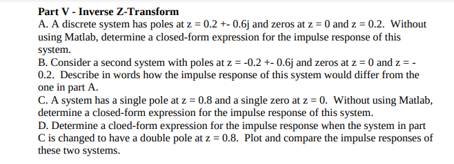 Solved See image for question. Please attach any MATLAB | Chegg.com