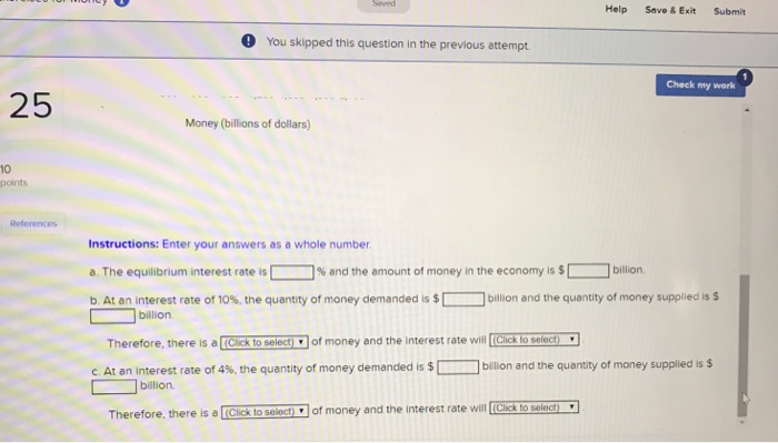 Solved Exercises for Money Saved Help Seve& Exit Submit 9 | Chegg.com