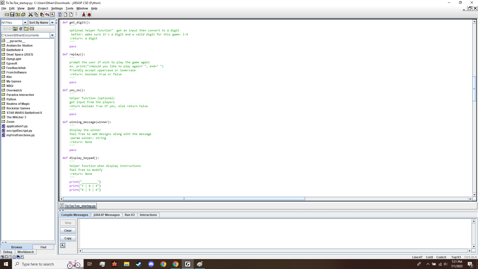 Solved Can anyone help me complete this Python program | Chegg.com