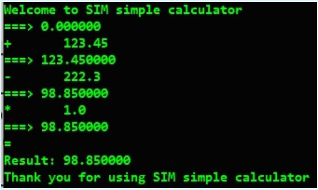Solved Java Program Design a simple calculator with only | Chegg.com