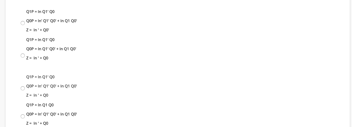 Solved Which option shows the correct expression for the | Chegg.com