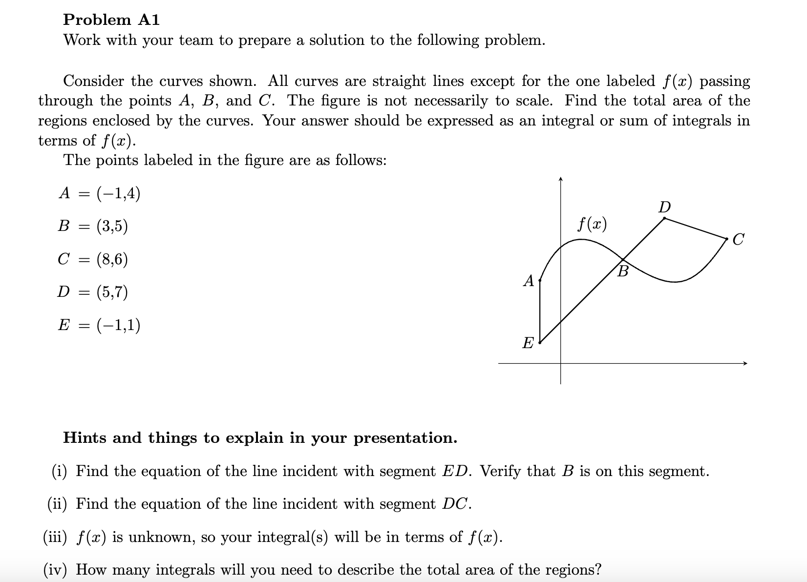 Solved Problem A1. ﻿THIS IS ALL THE INFORMATION | Chegg.com