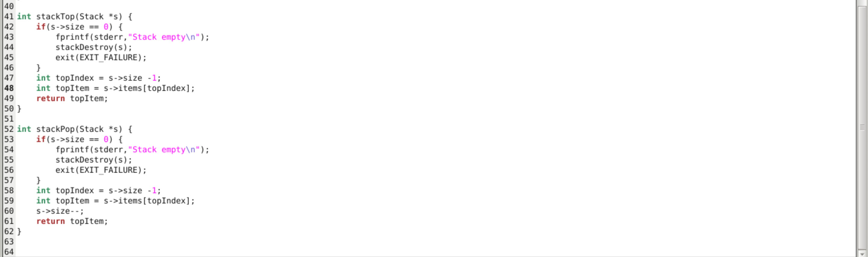 Solved In this exercise you are going to use a stack that | Chegg.com