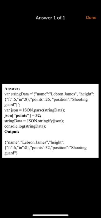 Solved ACTWIEN 69,1: JavaScript and JSON Reset Assign | Chegg.com