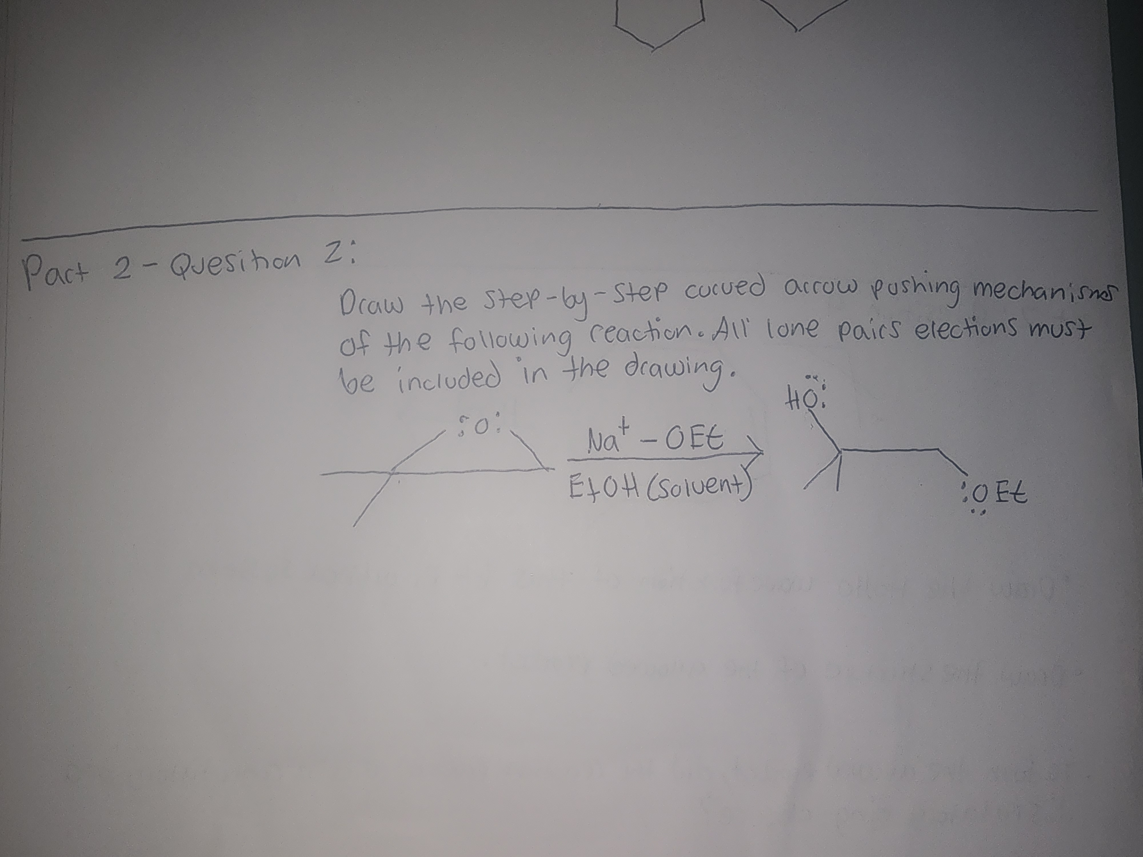 Solved Draw the step-by-step curved arrow pushing | Chegg.com