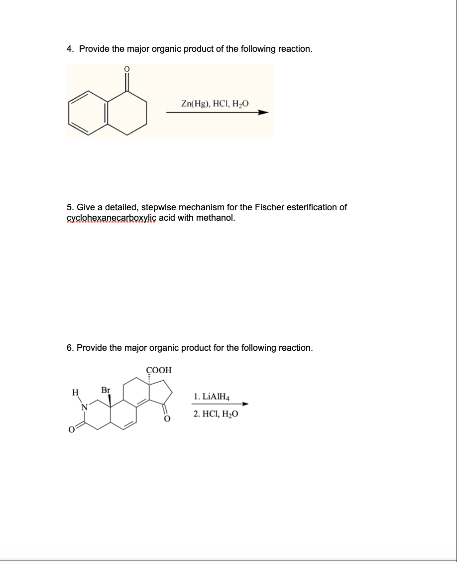 Solved 1. Provide a detailed, stepwise mechanism for the | Chegg.com