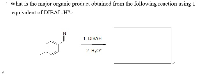 Solved What is the major organic product obtained from the | Chegg.com