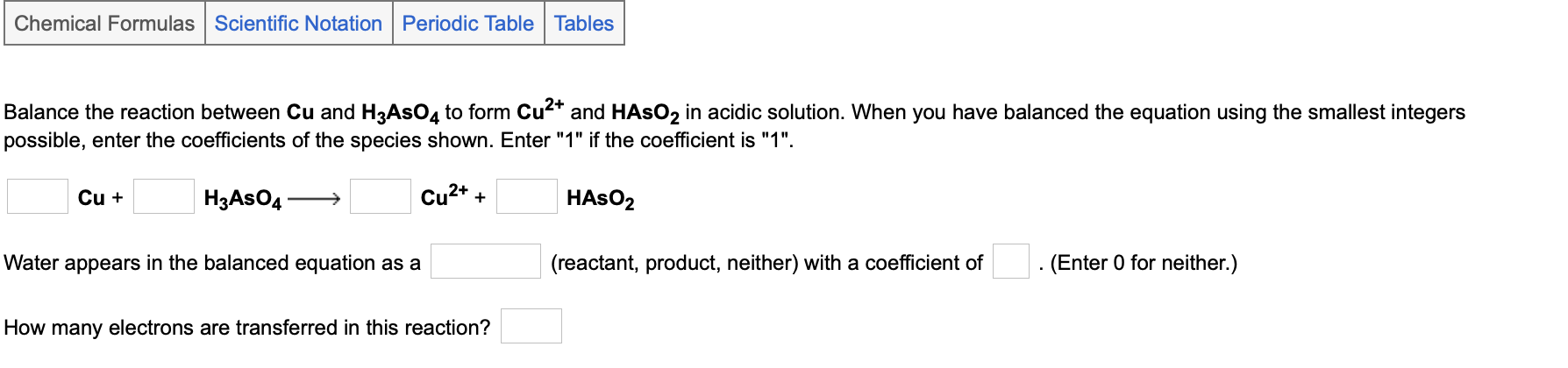 Solved Chemical Formulas Scientific Notation Periodic Table | Chegg.com