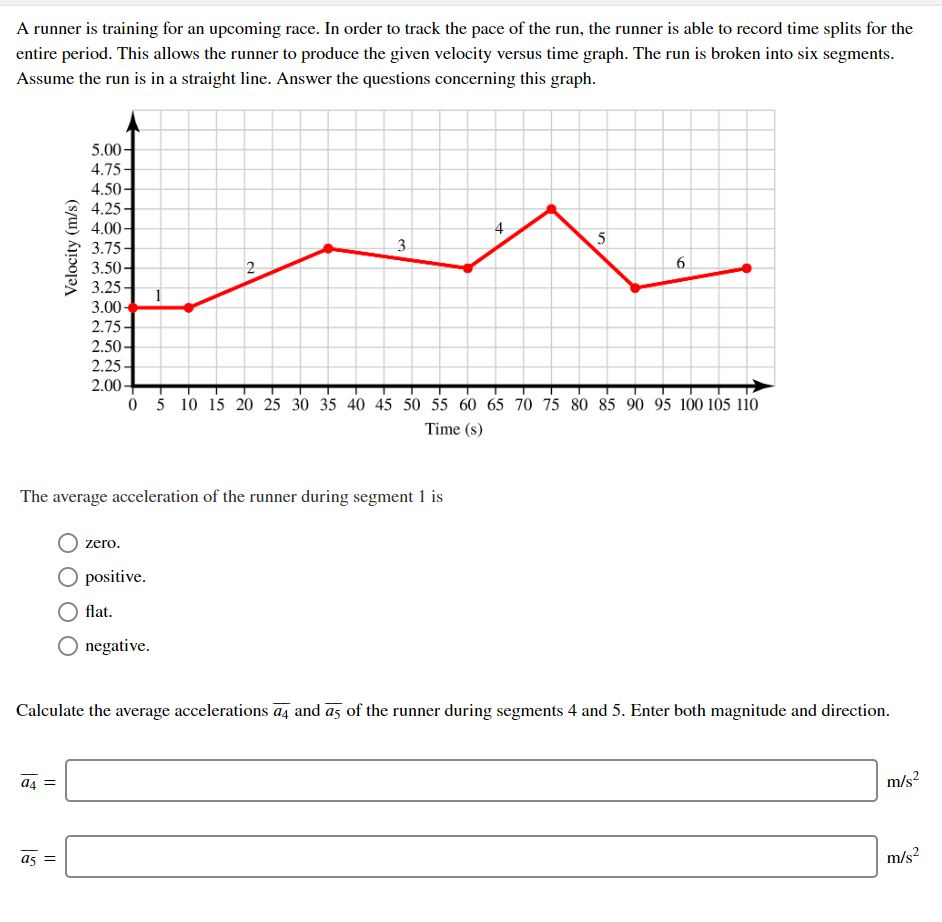 Solved A runner is training for an upcoming race. In order | Chegg.com
