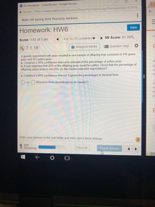 Solved Do Homework-Cristal Briceno-Google Chrome ? Secure l | Chegg.com
