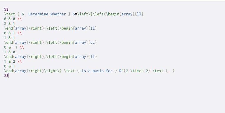 text { 6. Determine whether ) | Chegg.com