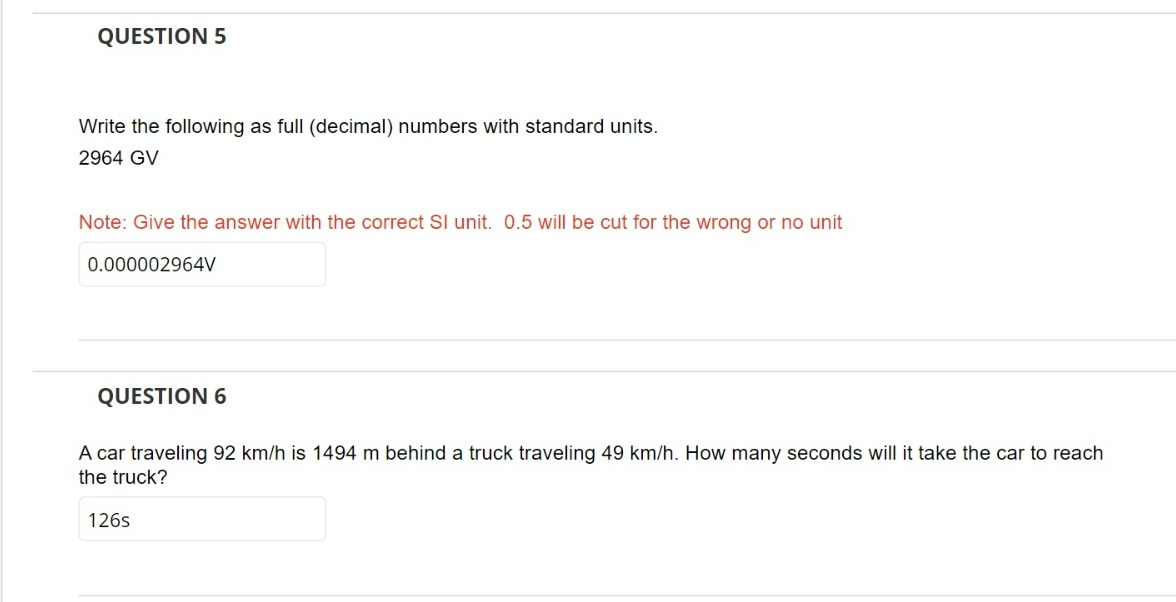 Solved Write the following as full (decimal) numbers with | Chegg.com