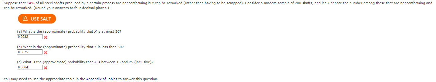 Solved can be reworked. (Round your answers to four decimal | Chegg.com