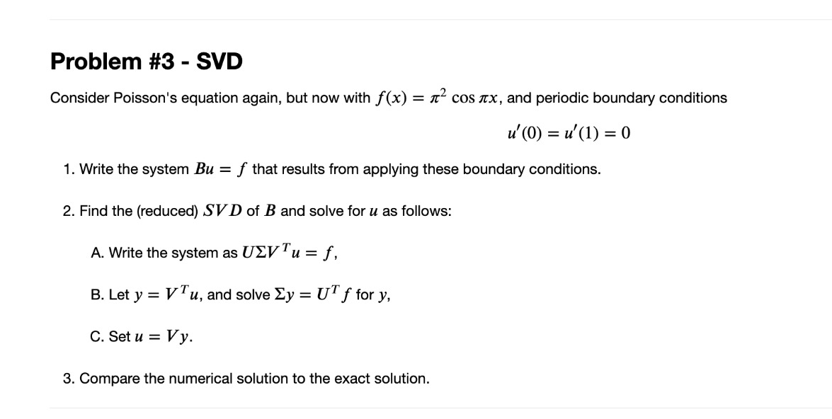 Solved Consider Poisson's equation again, but now with | Chegg.com