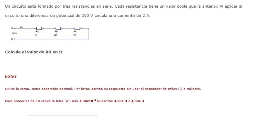 Solved Un circuito está formado por tres resistencias en | Chegg.com