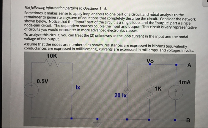 Solved The following informotion pertains to Questions 1-6. | Chegg.com