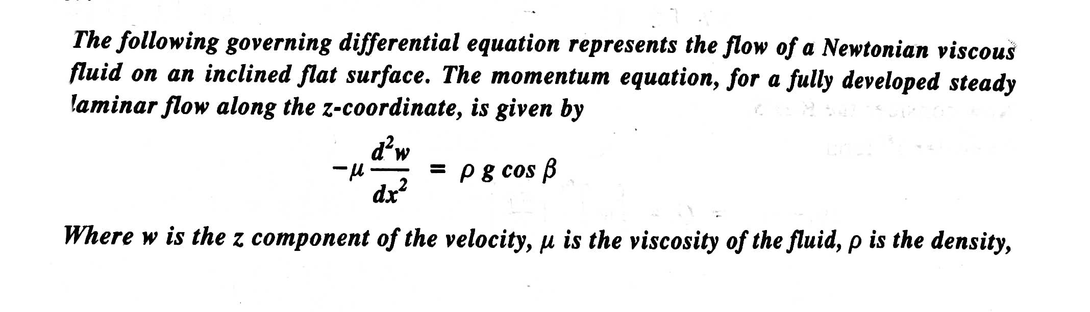 Solved The following governing differential equation | Chegg.com