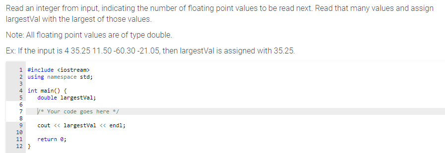 Solved Read an integer from input, indicating the number of | Chegg.com