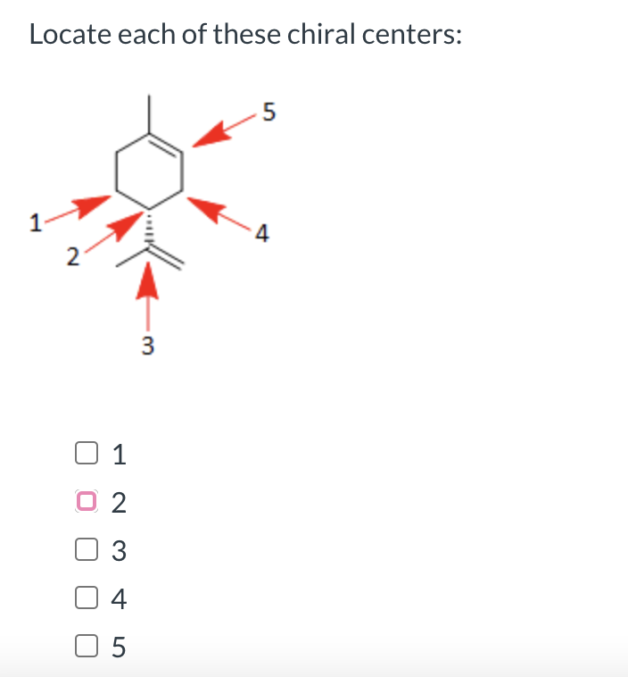 Solved Locate each of these chiral centers: Locate each of | Chegg.com