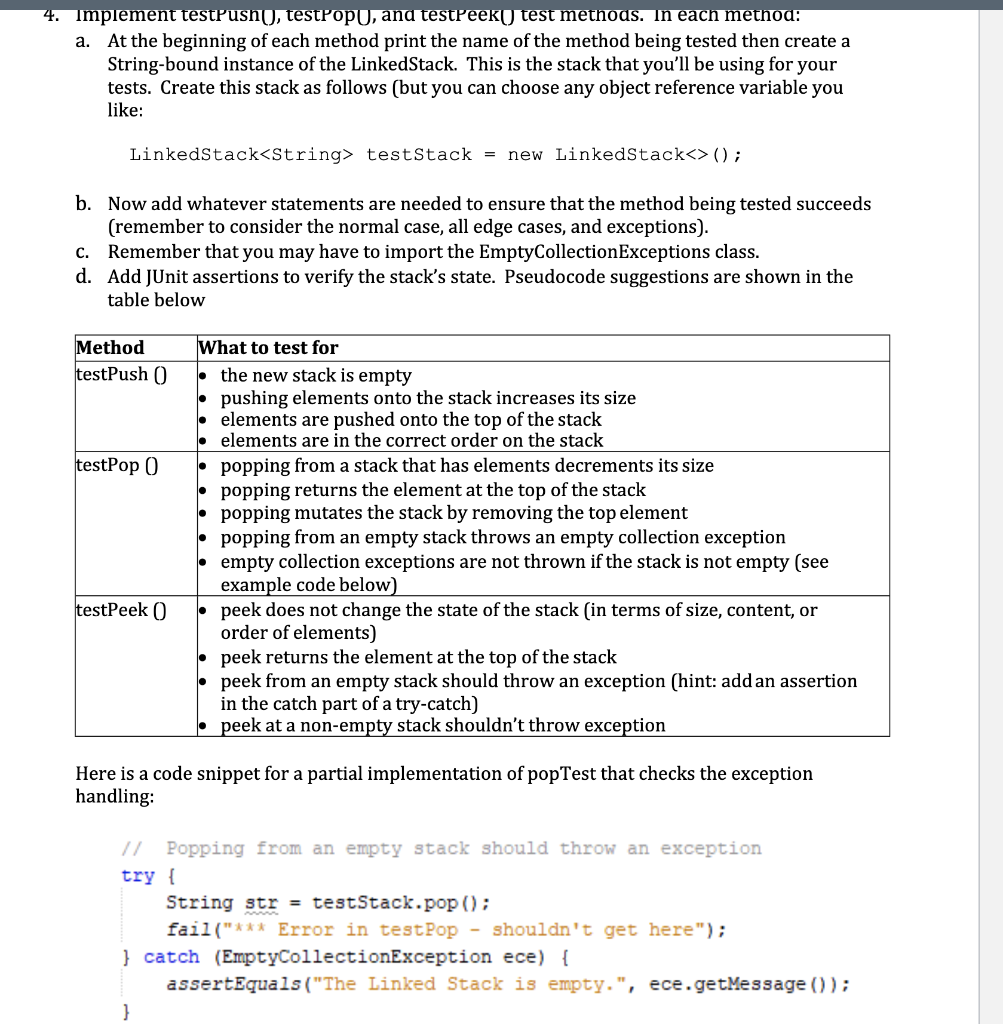 Data Structures Module 5 Lab: Linear Nodes & | Chegg.com